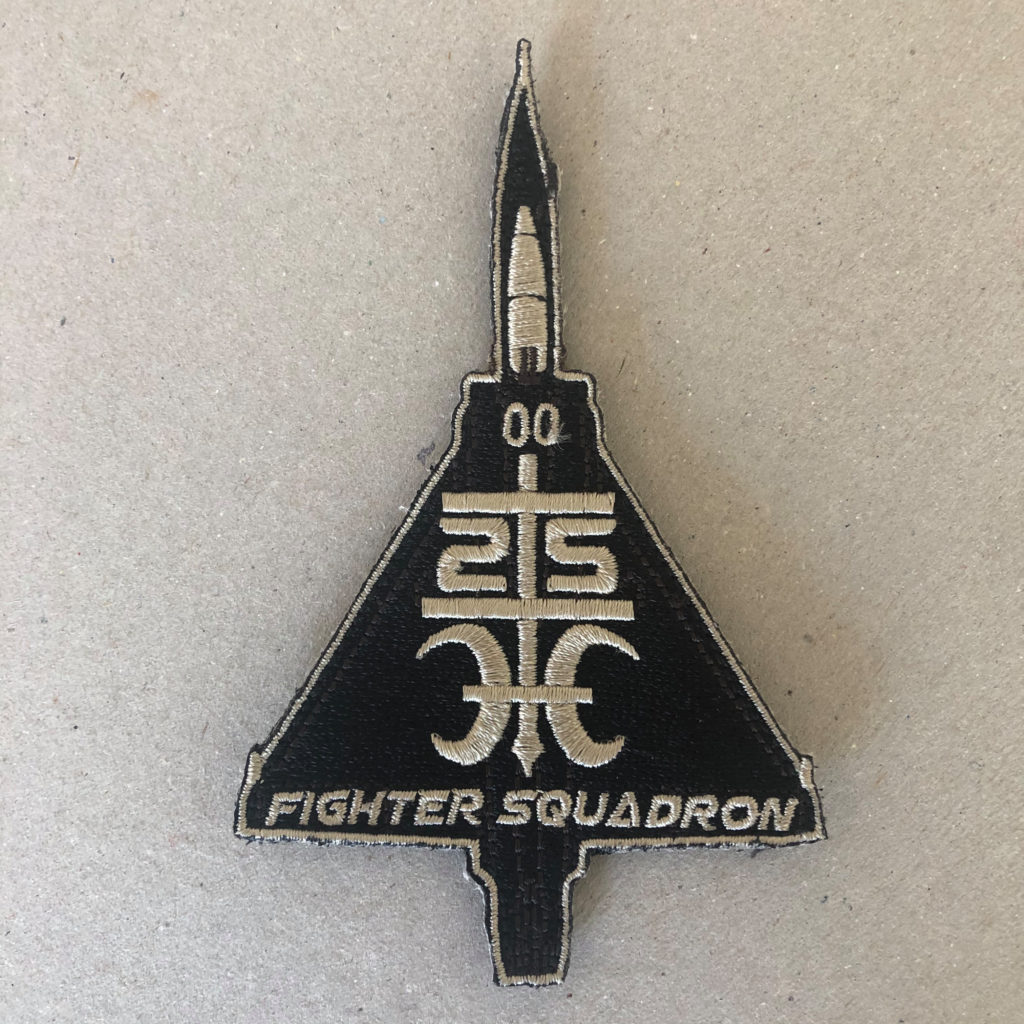 Patch Unique Numéroté 00 Silhouette Mirage 2000 Black - GUSTOSHOP OFFICIEL