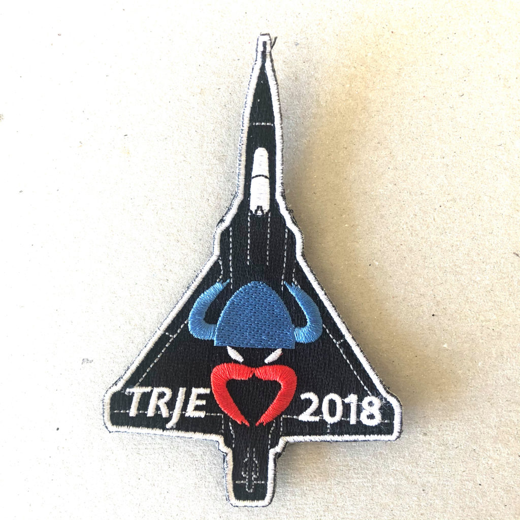 Patch Unique Silhouette Mirage 2000 TRJE - GUSTOSHOP OFFICIEL